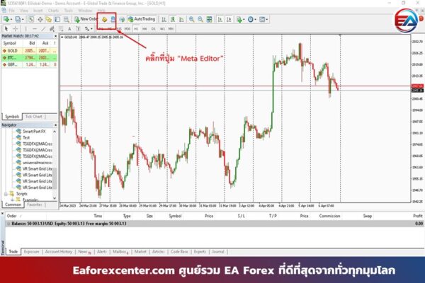 อธิบาย Code MQL4 EA VSG - EaForexCenter