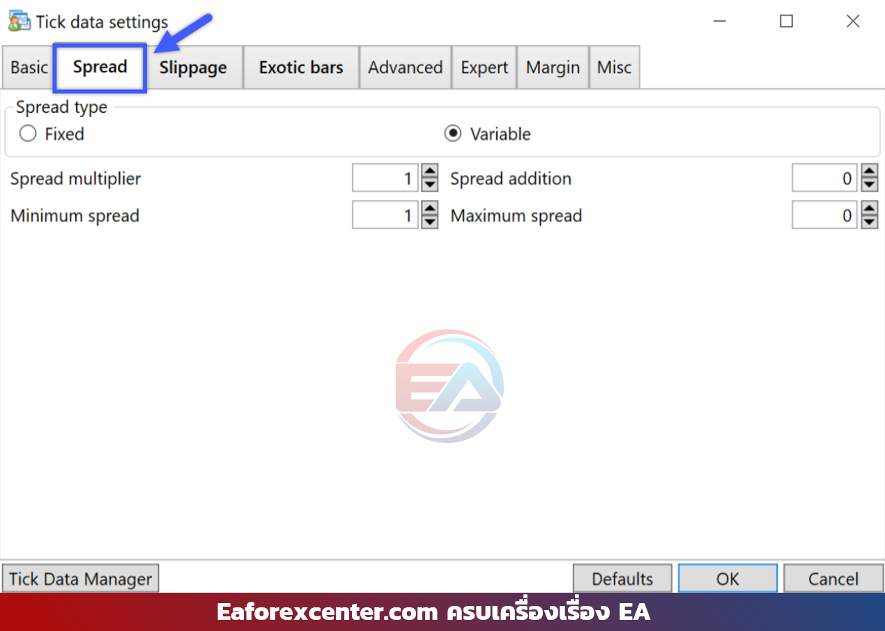 ทำไมต้องใช้ Tick data suite ทำ Backtest - EaForexCenter